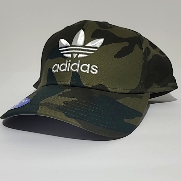 adidas | Other | Adidas Camouflage Camo Adjustable Fit Hat Cap With ...